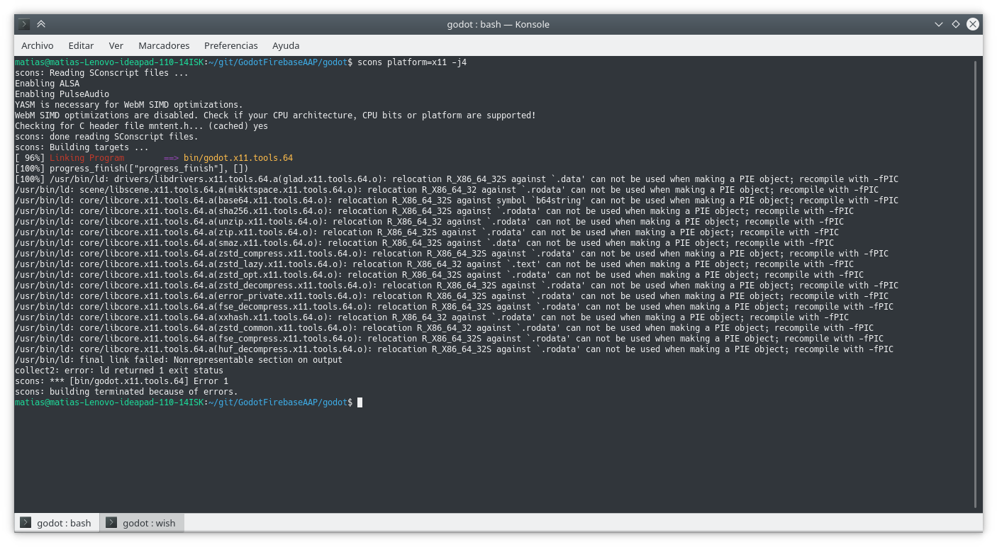 Compilation error for x11 · Issue #23265 · godotengine/godot · GitHub