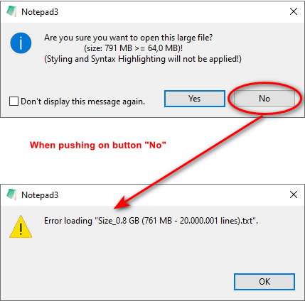 Notepad3 cann't open super large file · Issue #3001 · rizonesoft/Notepad3 · GitHub