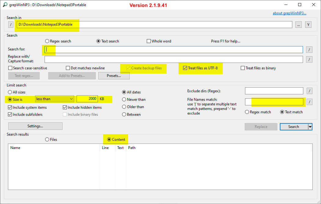 "grepWinNP3.ini" seems to be ignored · Issue #4277 · rizonesoft/Notepad3 · GitHub