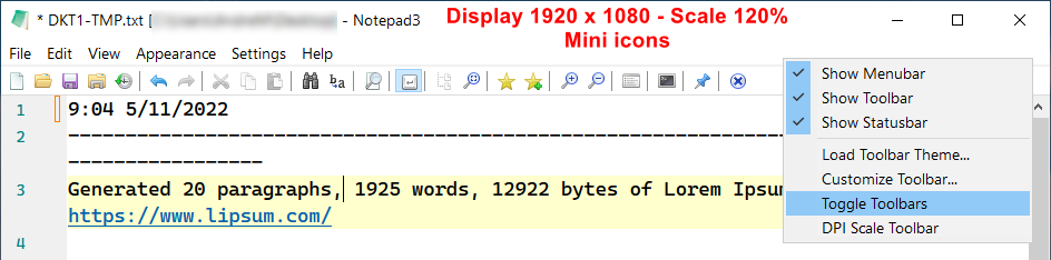DPI Scaling issues in 5.22.1104.1 · Issue #4280 · rizonesoft/Notepad3 · GitHub