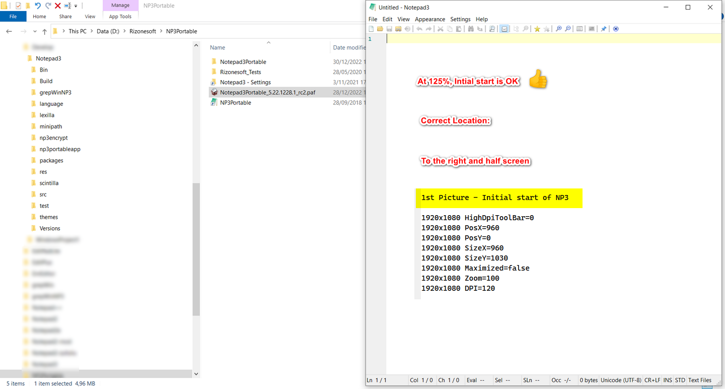 Issue With Snap To Default Position On Display With Scaling 100