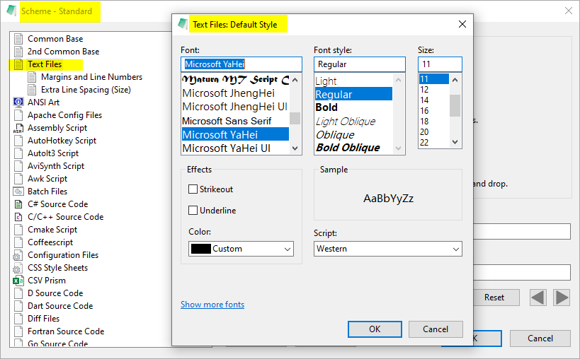 Plain TEXT Lexer configuration · Issue #4589 · rizonesoft/Notepad3 · GitHub