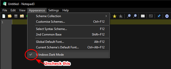 How to disable Dark Mode on windows 11? · Issue #4710 · rizonesoft/Notepad3 · GitHub