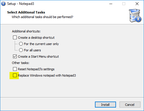 Notepad3 Installer with/without "x" · Issue #298 · rizonesoft/Notepad3 · GitHub