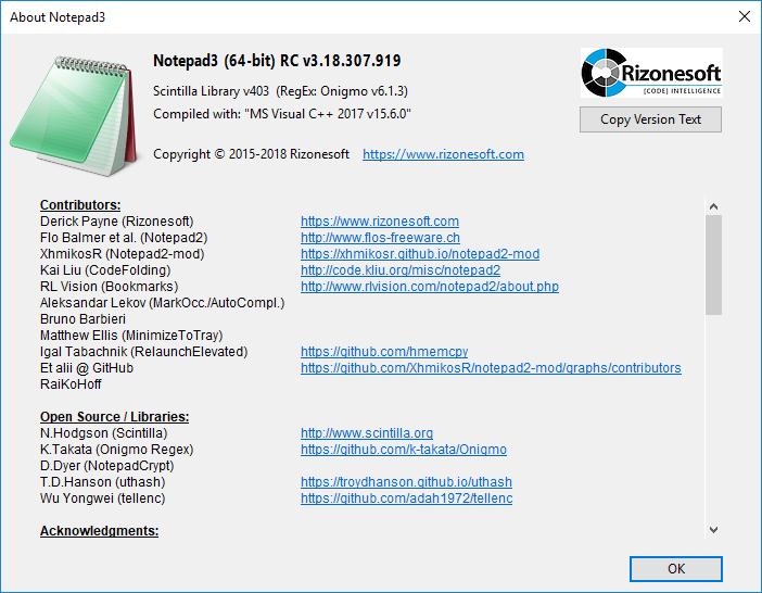 Notepad3 Build 916RC Released. · Issue #397 · rizonesoft/Notepad3 · GitHub