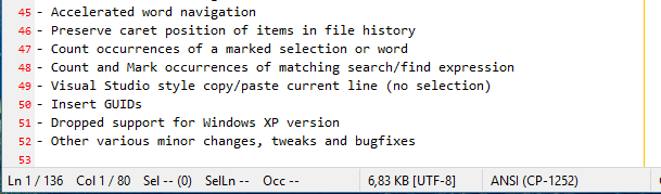 Displayed of numbers of lines is changed after a change/reset of fonts · Issue #421 · rizonesoft ...