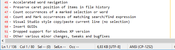 Displayed of numbers of lines is changed after a change/reset of fonts · Issue #421 · rizonesoft ...