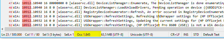 Width of the Occurrences Field · Issue #440 · rizonesoft/Notepad3 · GitHub