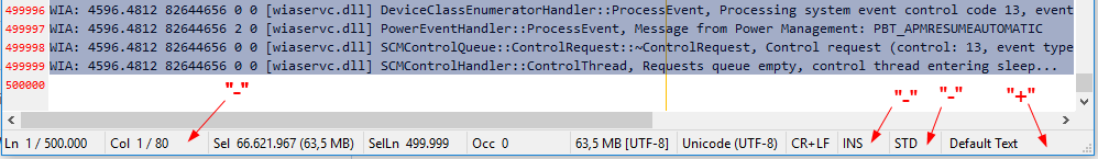 Status Bar: overhaul · Issue #451 · rizonesoft/Notepad3 · GitHub