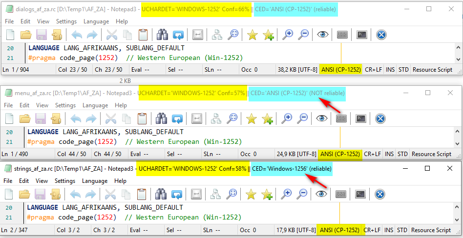 Change Encoding-Detector from CED to UCHARDET · Issue #973 · rizonesoft/Notepad3 · GitHub