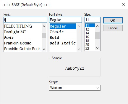 There's not fixedays font, how to choose it? · Issue #1384 · rizonesoft/Notepad3 · GitHub