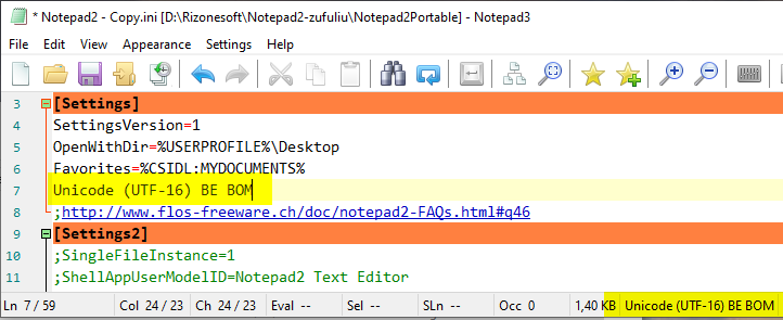 Insert Encoding Identifier (Ctrl+F8) not working · Issue #1569 · rizonesoft/Notepad3 · GitHub