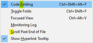 Code folding toggle keyboard shortcut doesn't function · Issue #1609 ...