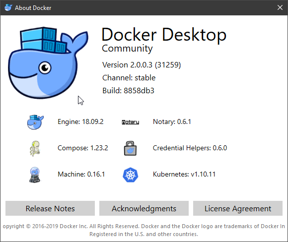 "Expose daemon on tcp://localhost:2375 without TLS" option don't work · Issue #3662 · docker/for ...