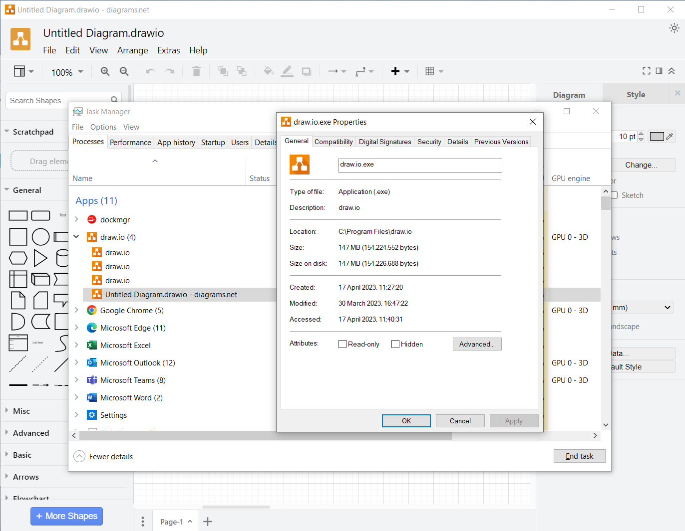 Update process does not respect current program location · Issue #1282 · jgraph/drawio-desktop ...