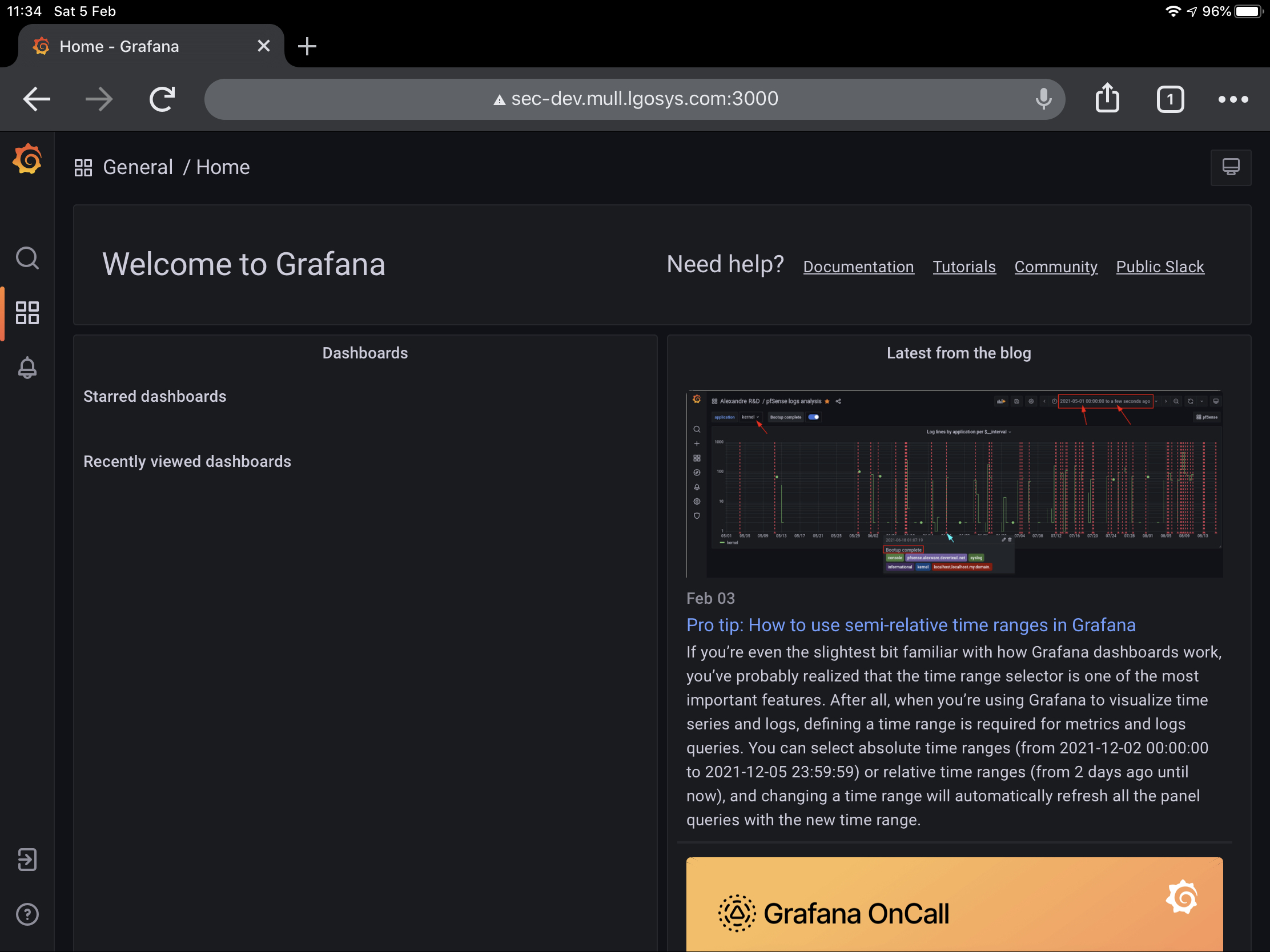 Grafana on Openhabian suddenly stops loading from most of my computers and browsers · Issue ...