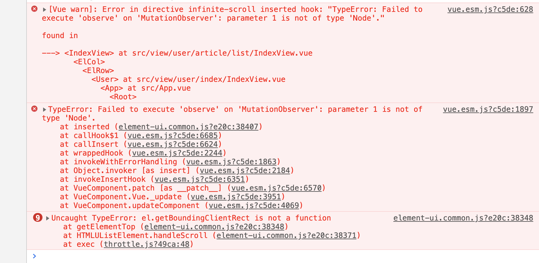 Infinitescroll Can Not Use · Issue 16083 · Elemefeelement · Github