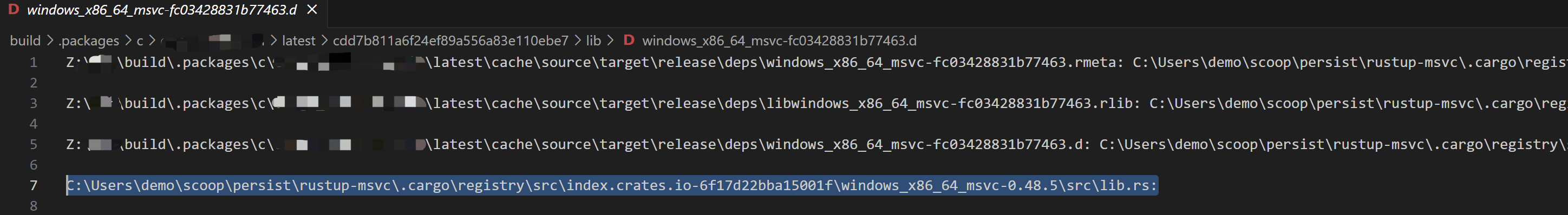 Windows下Cargo build正常而xmake无法编译 · Issue #4216 · xmake-io/xmake · GitHub