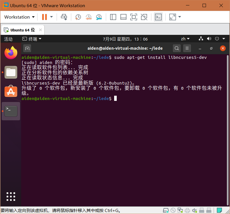 make menuconfig 显示无法找到ncurses.h · Issue #5047 · coolsnowwolf/lede · GitHub