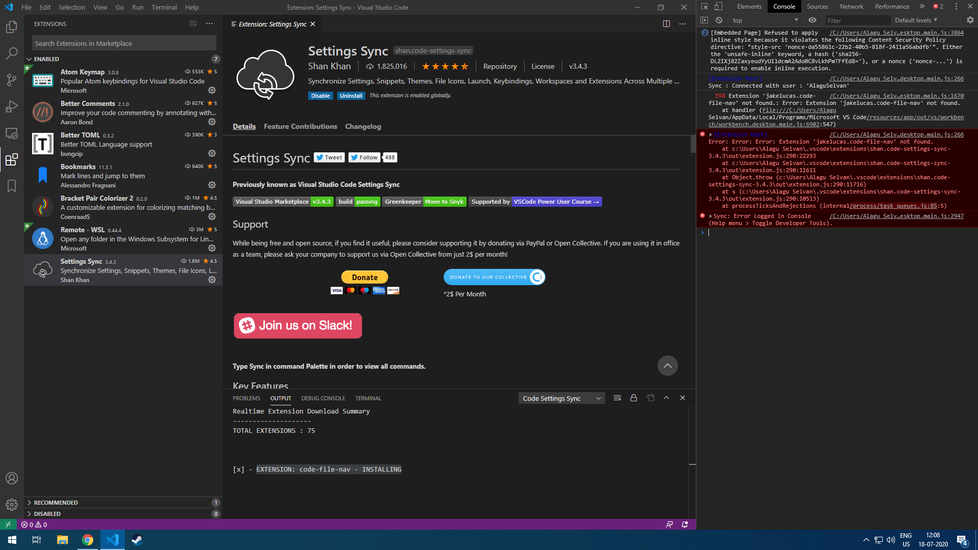 Unable to Download Config from my vscode · Issue #1235 · shanalikhan ...