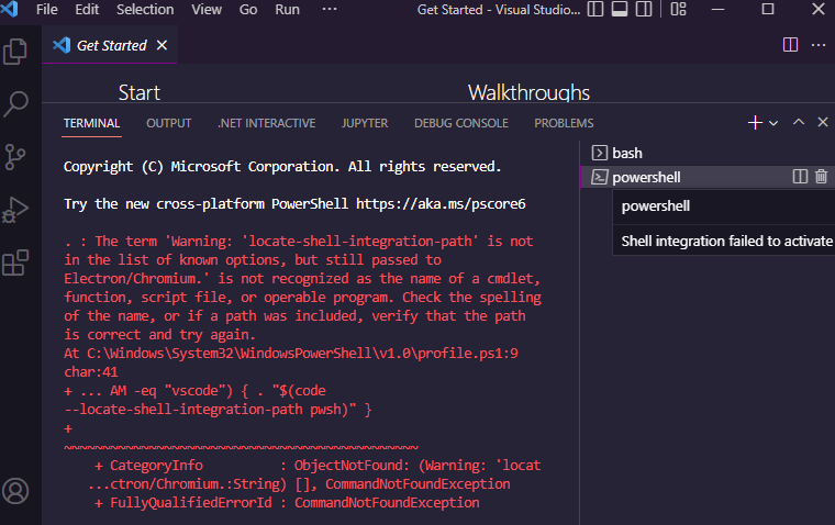 Terminal:Run Recent Command does nothing · Issue #160471 · microsoft/vscode · GitHub