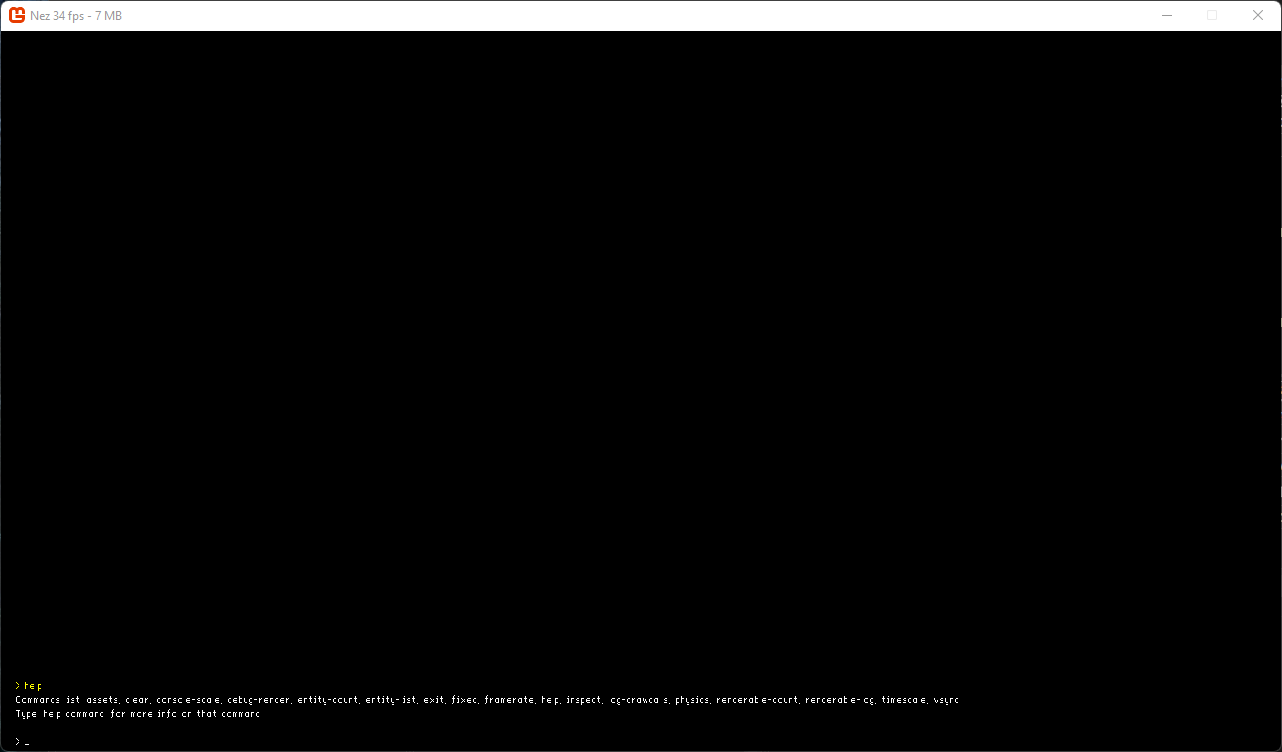 Console cutting off letters · Issue #711 · prime31/Nez · GitHub