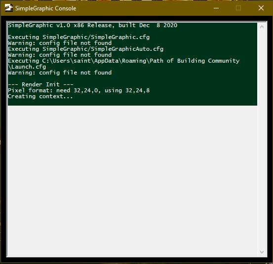 Config File Not Found · Issue #19 · PathOfBuildingCommunity ...