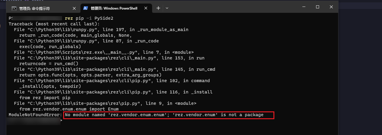 rez pip install error · Issue #1455 · AcademySoftwareFoundation/rez · GitHub
