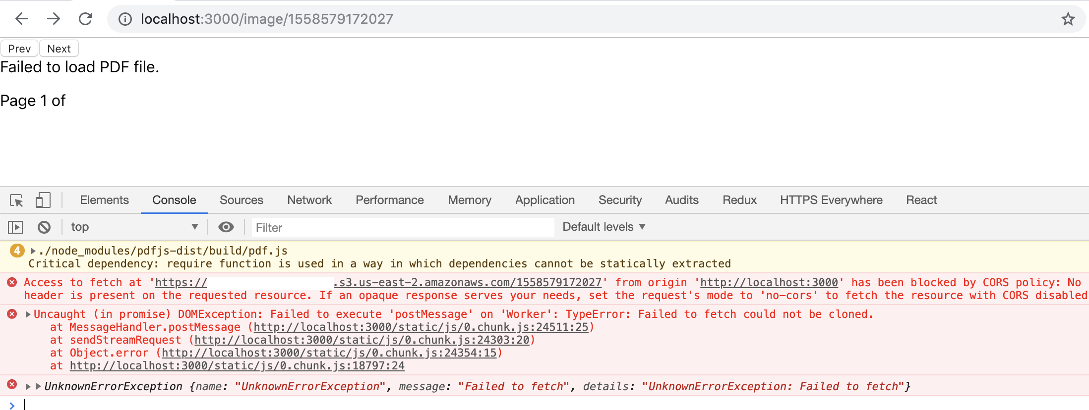 Unable to load URL · Issue #407 · wojtekmaj/react-pdf · GitHub