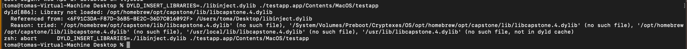 libcapstone.4.dylib not found, despite bundling libcapstone.a · Issue #1995 · capstone-engine ...