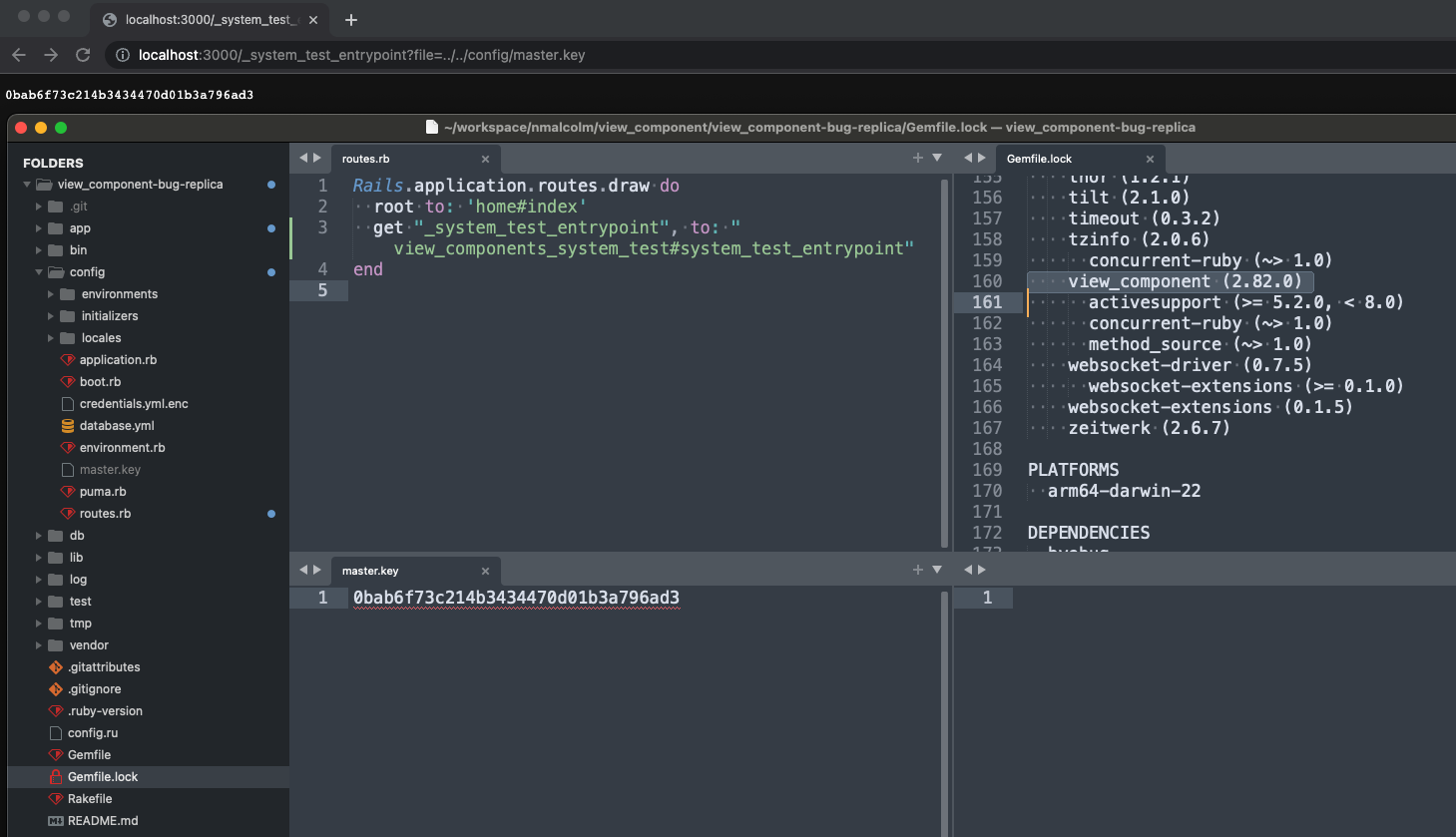 Viewcomponentssystemtestcontroller Can Render Any File · Issue 1663 · Viewcomponent View