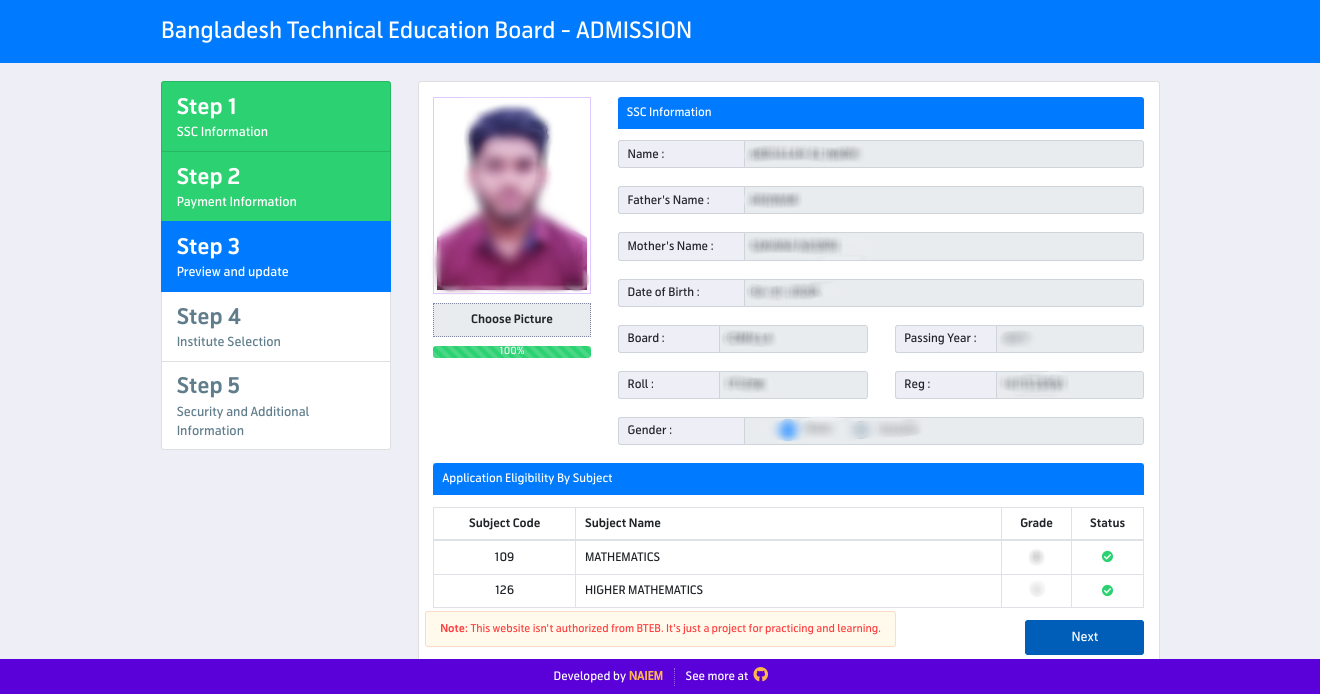 GitHub - naiemofficial/BTEB-Admission: An online based web application ...