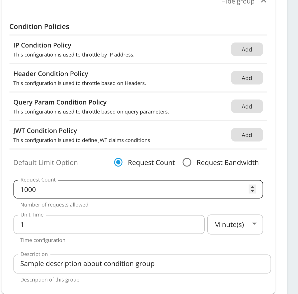 [3.2] - Admin portal - Rate Limiting Policies - Advanced Policies ...