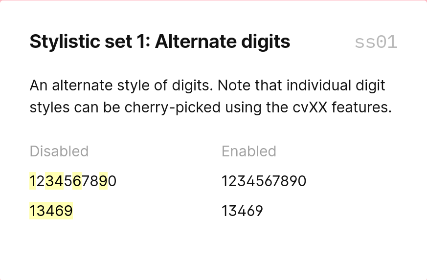 ss01 does not include one · Issue #378 · rsms/inter · GitHub