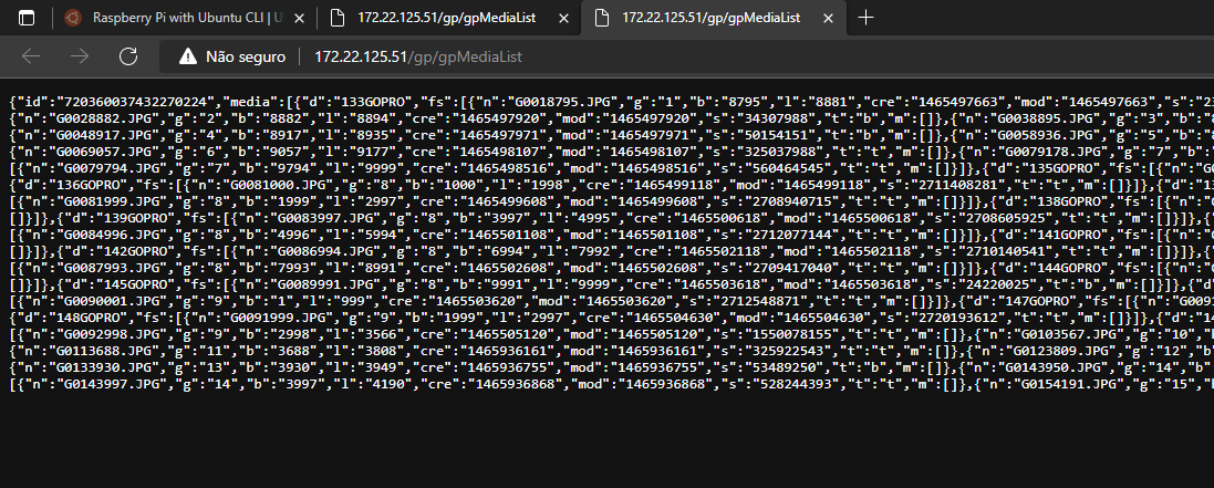 Camera stop response correctly gpMediaList after a timelapse · Issue #191 · gopro/OpenGoPro · GitHub