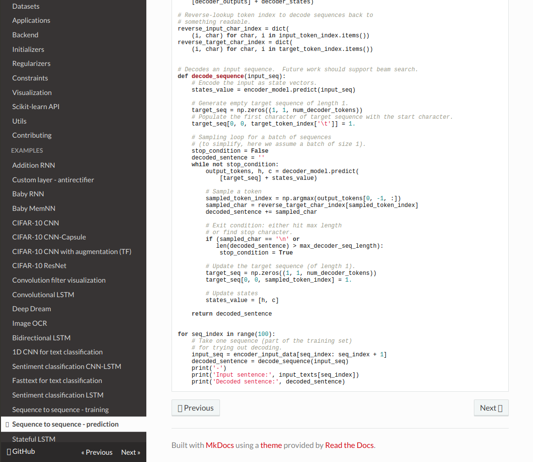 Added MarkDown formatting to examples/lstm_seq2seq_restore.py by ...