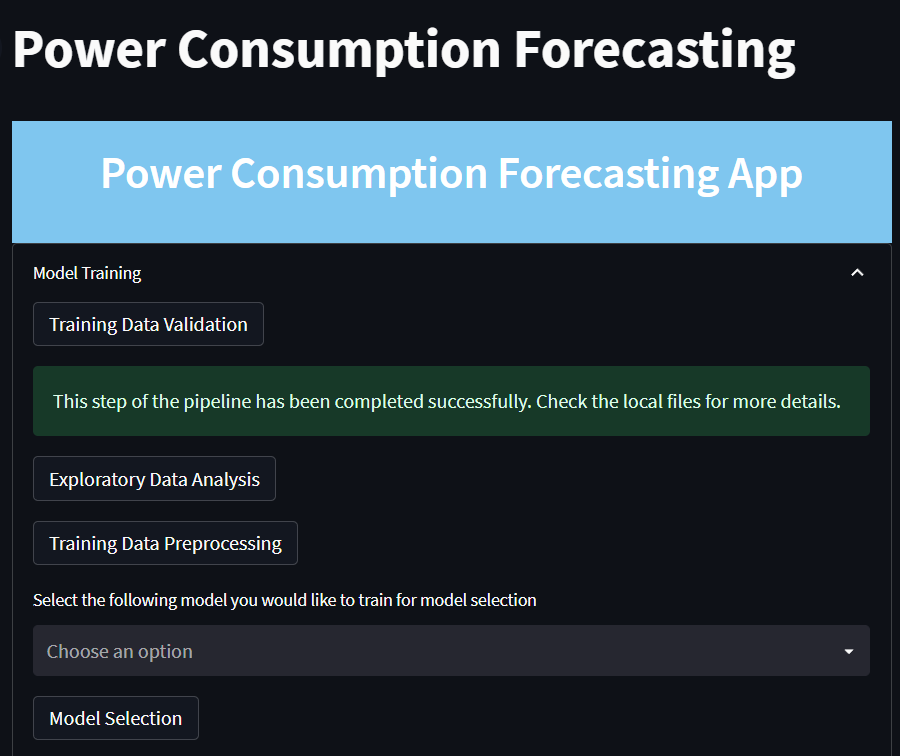GitHub - EasonLiaw/power_consumption_forecasting: This project focuses on deploying initial time ...