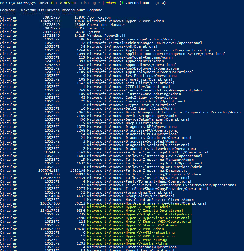 Invoke-IcingaCheckEventlog - unable to process Hyper-V eventlogs · Issue #153 · Icinga/icinga ...