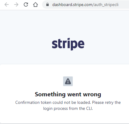 stripe login => "Something went wrong" · Issue #879 · stripe/stripe-cli · GitHub