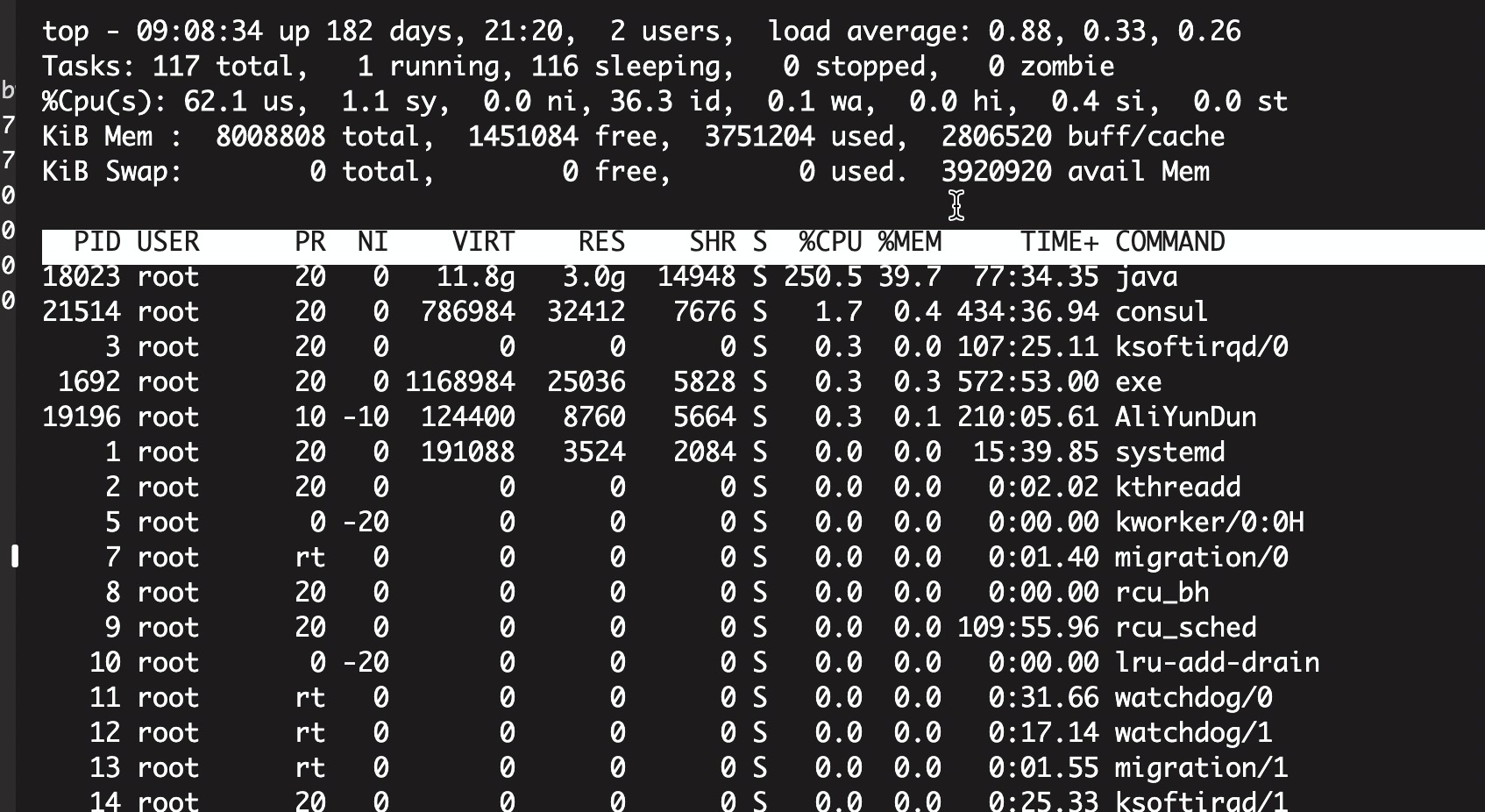 使用trace 命令导致 cpu使用率从39% 上升到 300% · Issue #1448 · alibaba/arthas · GitHub