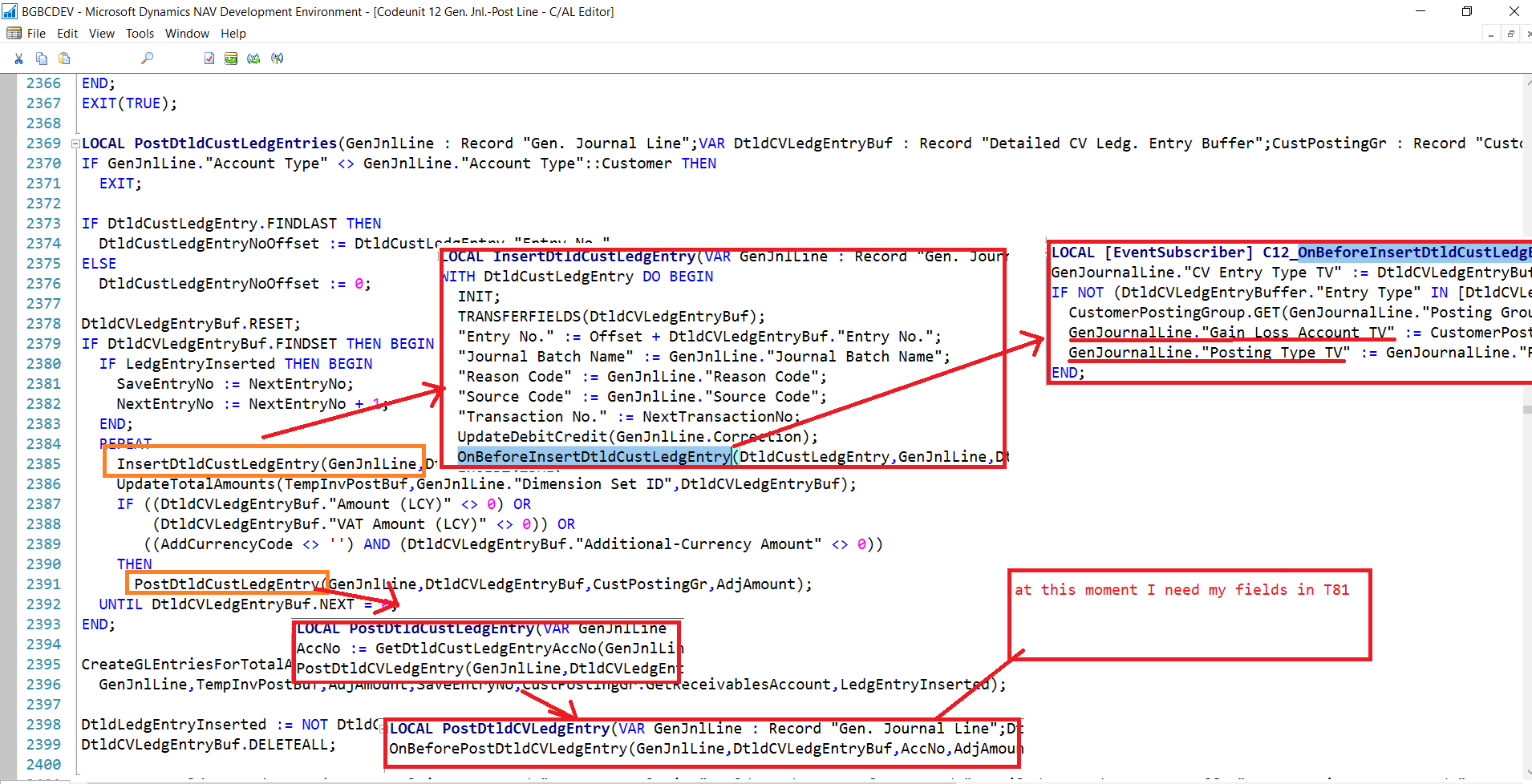 Reference Parameter Request Codeunit 12 Gen Jnl Post Line · Issue 6281 · Microsoft