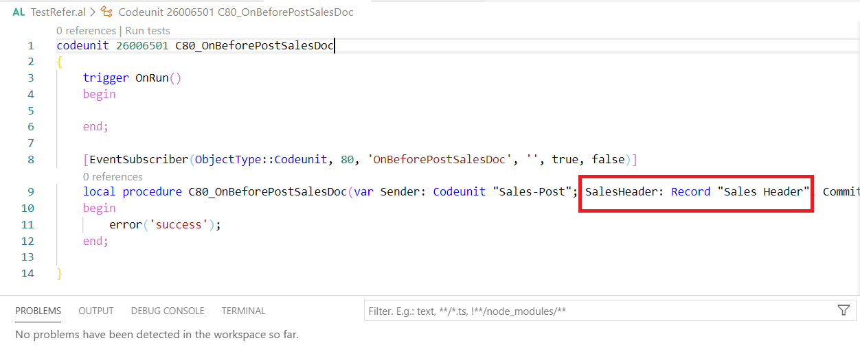 Reference Parameter Request Codeunit 12 Gen Jnl Post Line · Issue 6281 · Microsoft
