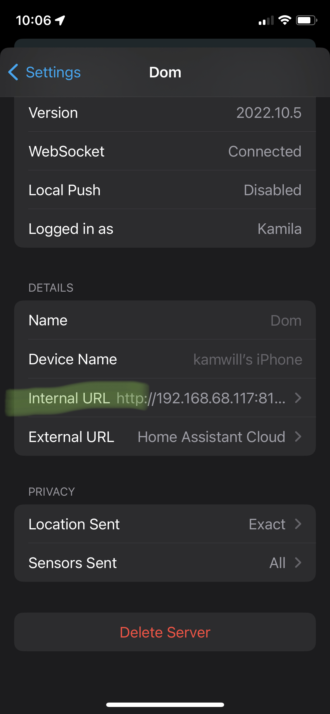 Mobile app: iOS 16 with default device naming "iPhone" constantly breaks mobile app integration ...