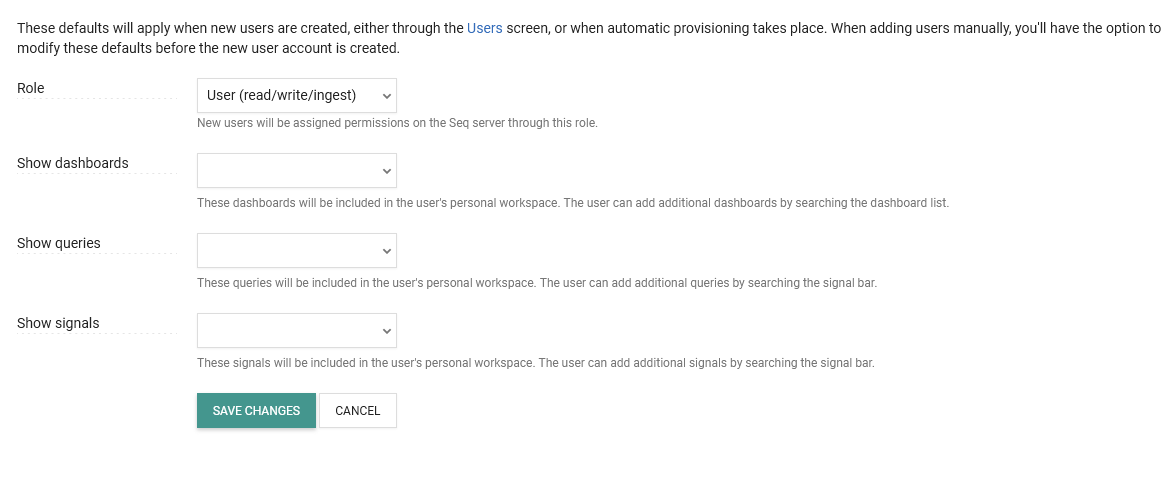 Custom Default Settings · datalust seq-tickets · Discussion #1296 · GitHub