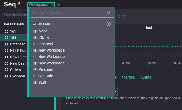 Expanded chart editor should sit below the dropped-down workspace selector · Issue #1424 ...