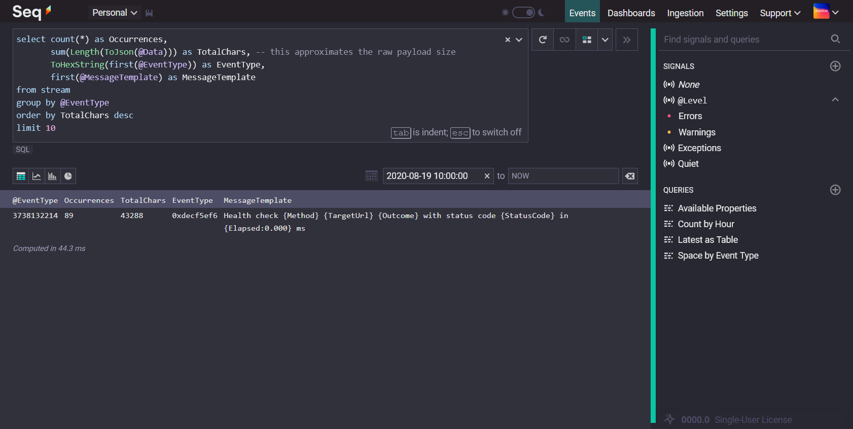 Add support for comments within query body · Issue #1010 · datalust/seq ...
