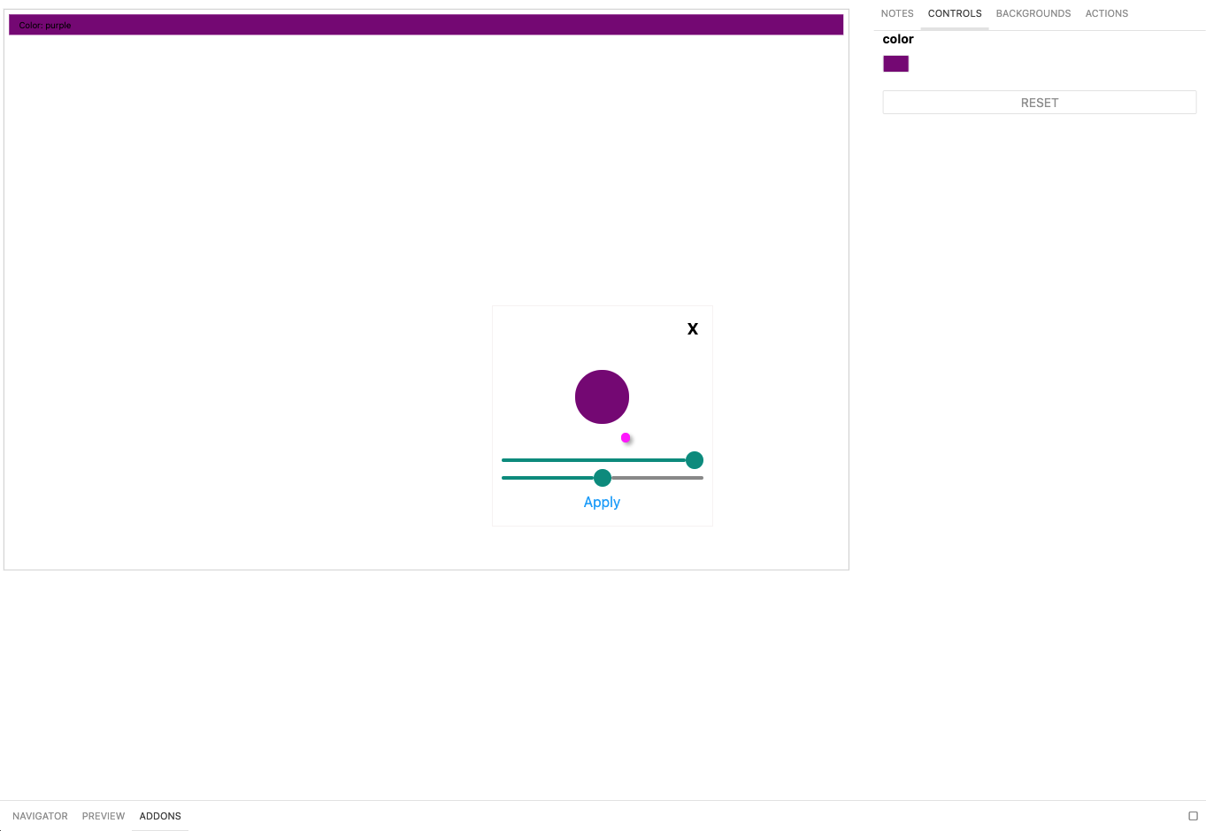 [6.0] color picker modal doesn't work correctly when ran on web · Issue #280 · storybookjs/react ...