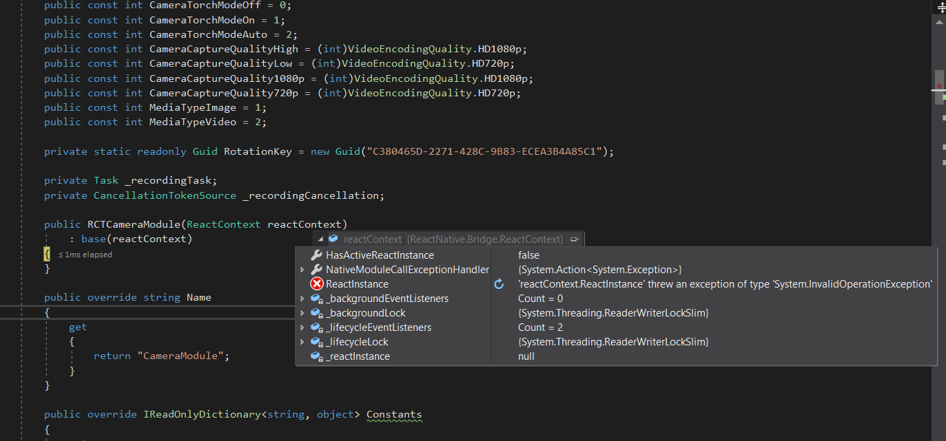 "Camera not authorized" message is showing · Issue #3369 · microsoft/react-native-windows · GitHub
