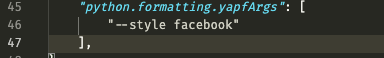 Yapf arguments must be passed without quotes · Issue #20246 · microsoft ...