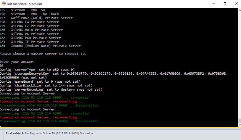 PRo Extreme: New Loki - Account Server Timeout · Issue #1142 · OpenKore/openkore · GitHub